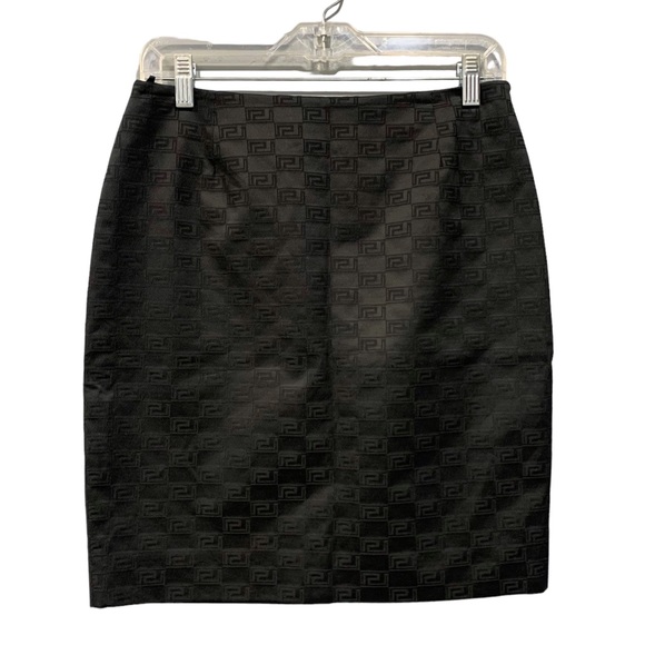 Versace | Skirts | Versace Classic V2 Gonna Monogram Skirt | Poshmark